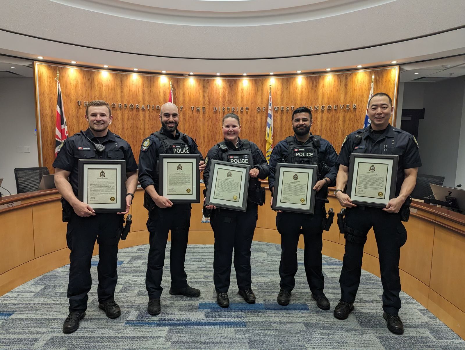 Inspector Commendations – West Vancouver Police Department